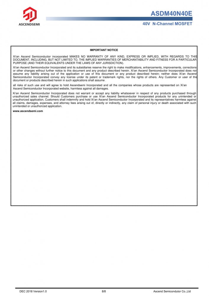 ASDM40N40E-R datasheet page 8