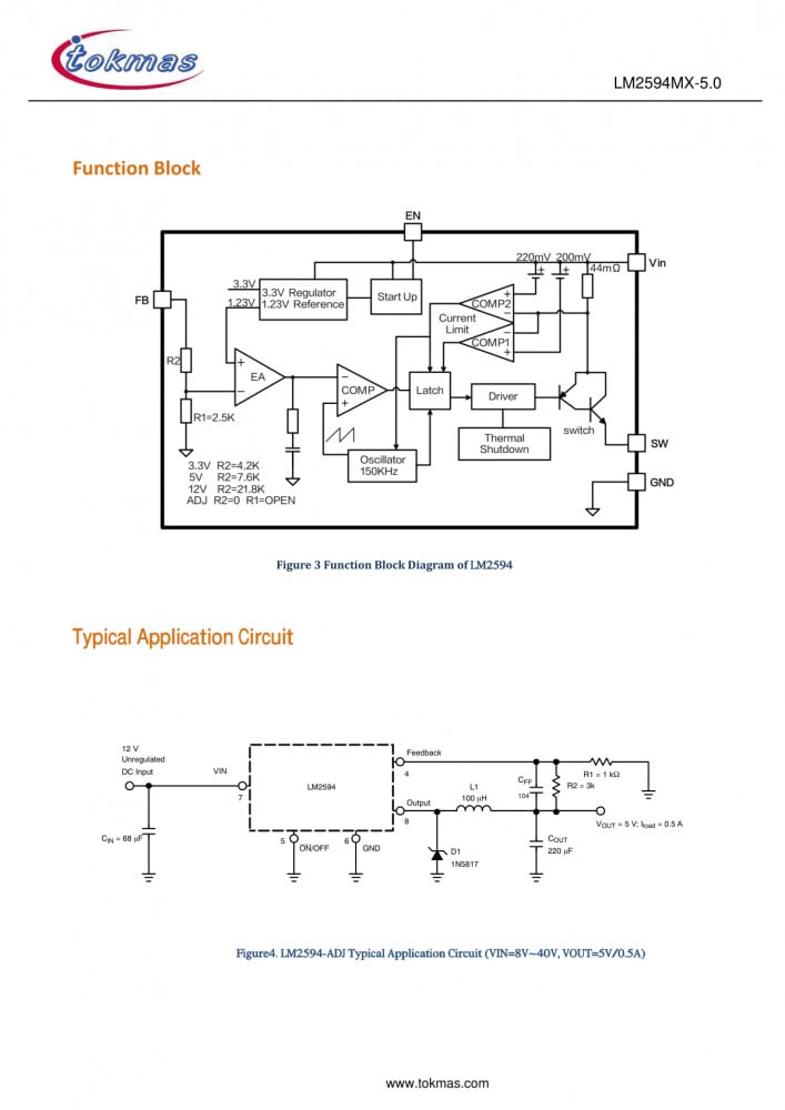 LM2594 datasheet page 3