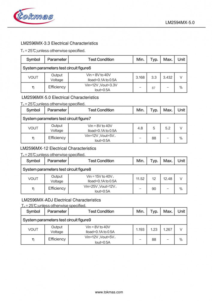 LM2594 datasheet page 6