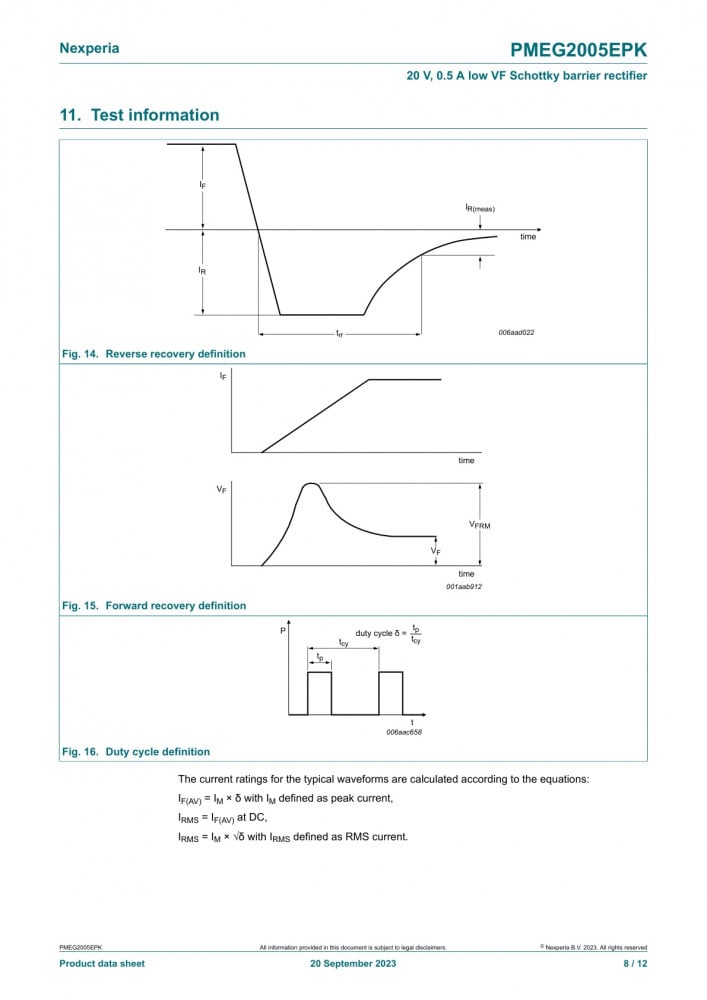 PMEG2005EPK datasheet page 8