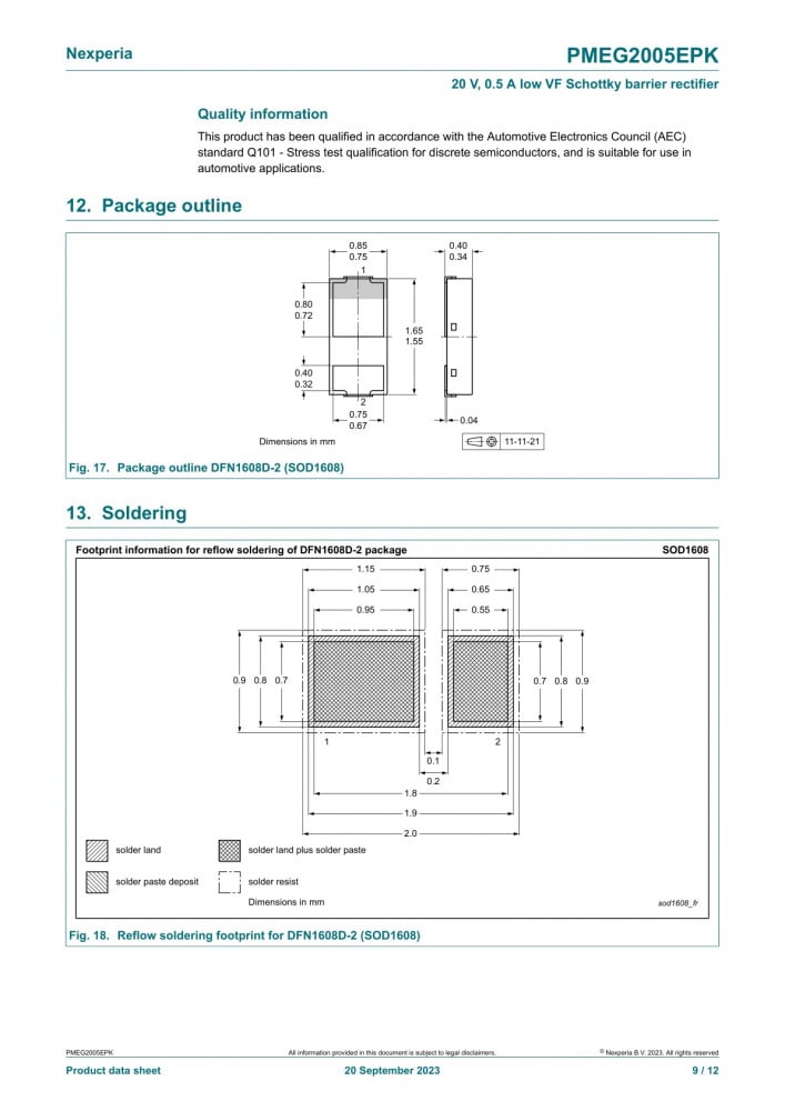 PMEG2005EPK datasheet page 9
