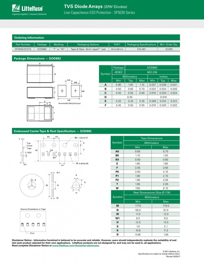 SP3030-01ETG datasheet page 4
