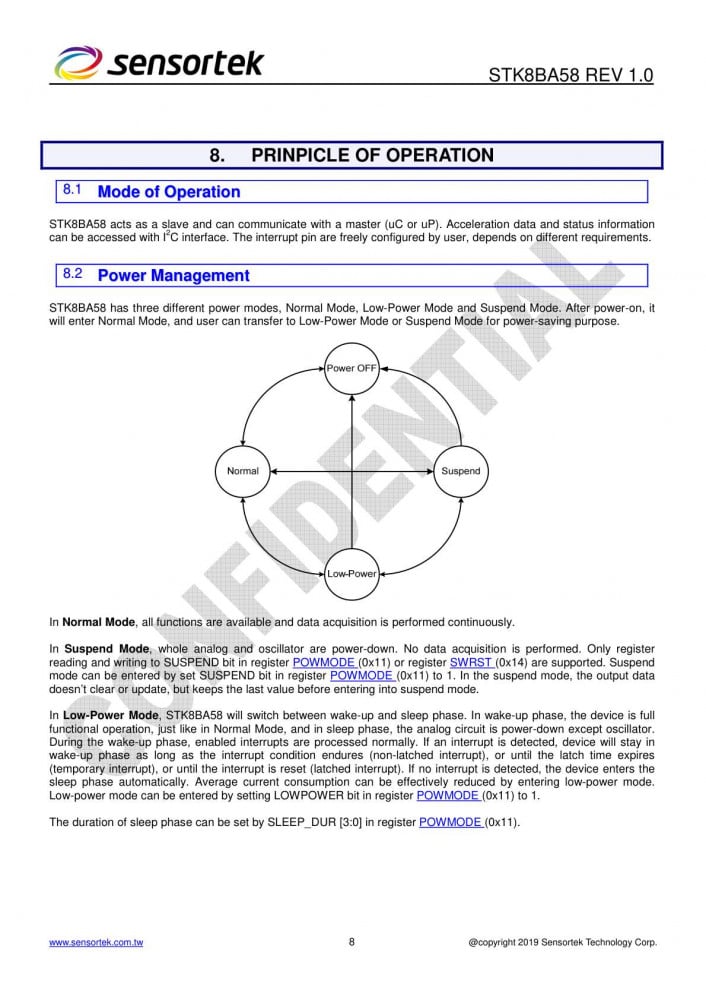 STK8BA58 datasheet page 9
