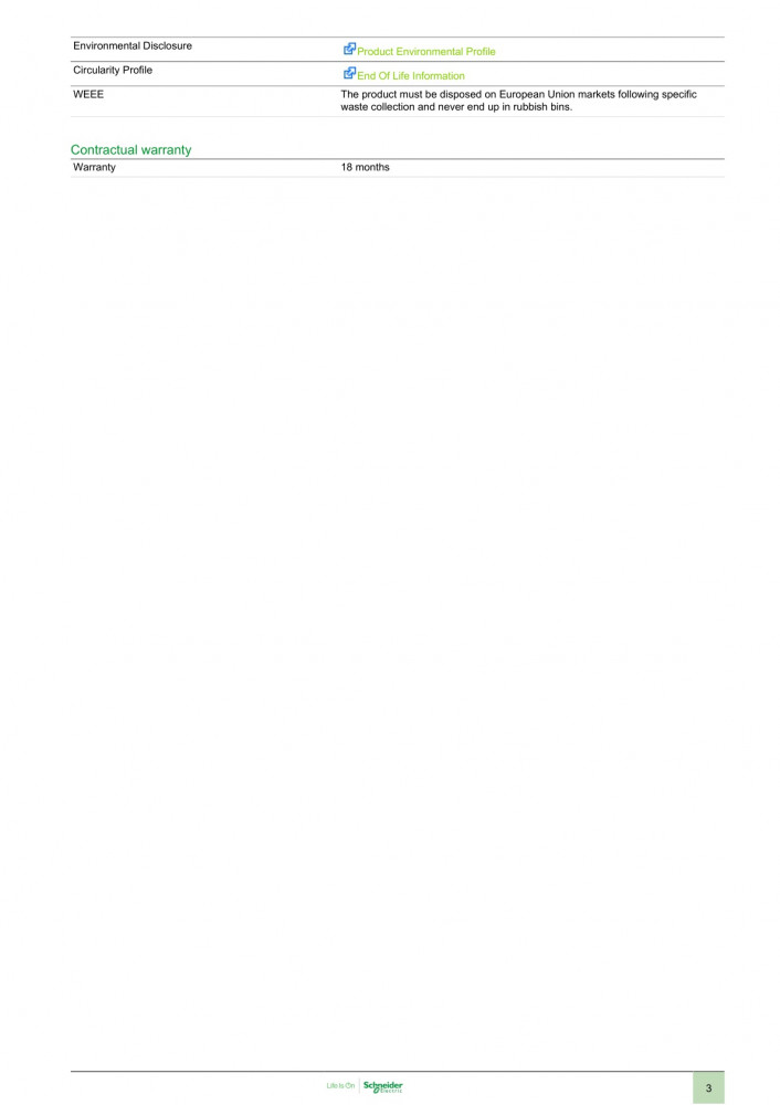 XB6EDW4B1P technical document page 3