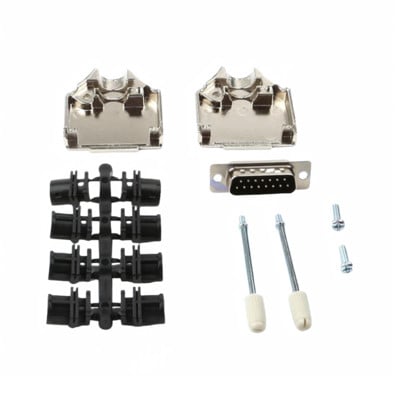 MH CONNECTORS MHDTZK15-BK-K D-Sub Backshell Hood