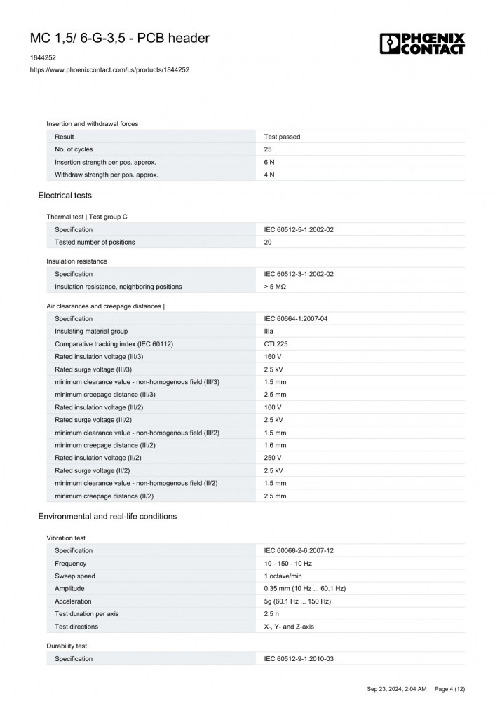 Phoenix Contact 1844252 technical document page 4