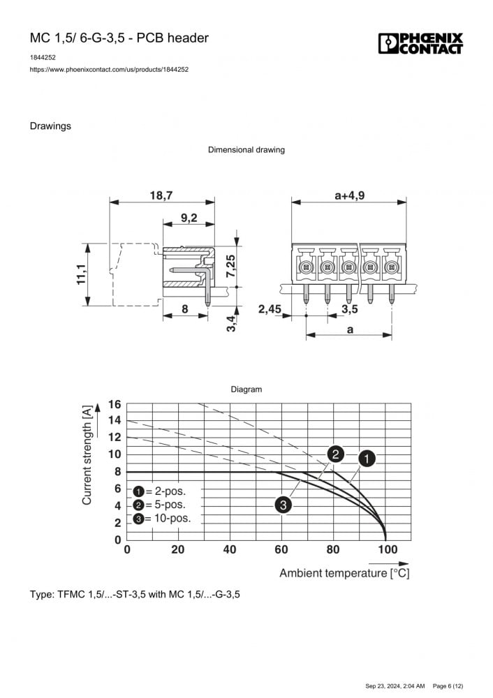 Phoenix Contact 1844252 technical document page 6