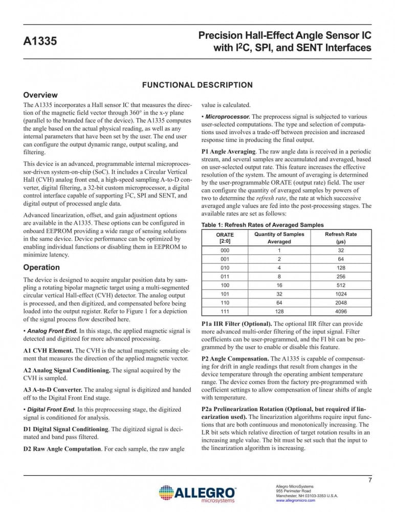 A1335 datasheet page 7
