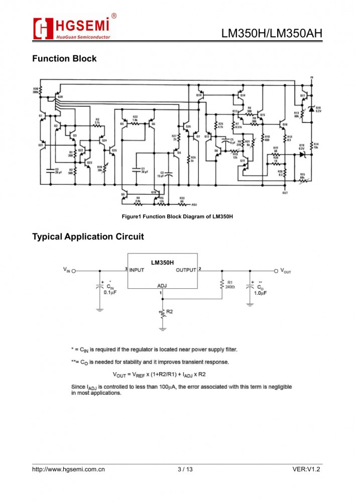 LM350AHT/HG datasheet page 3