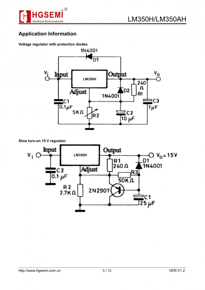 LM350AHT/HG datasheet page 5