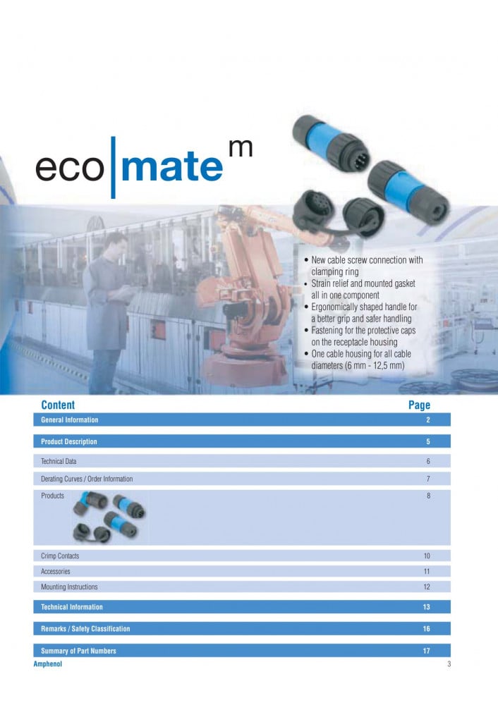 Amphenol eco|mate catalogue page 3