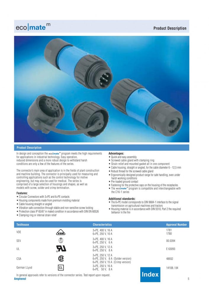 Amphenol eco|mate catalogue page 5