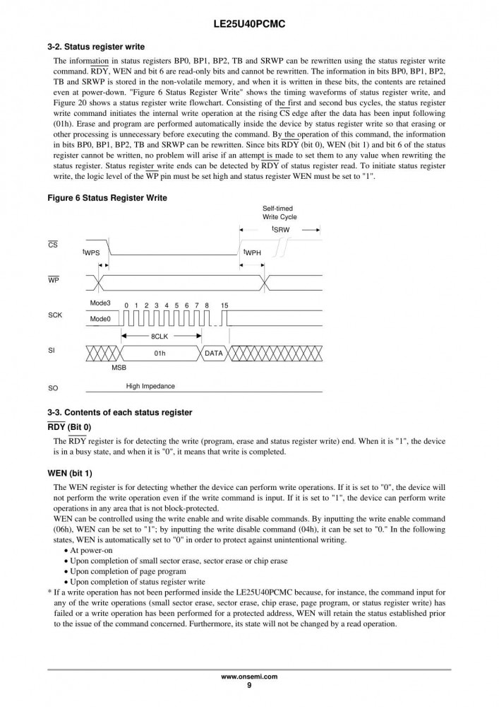 LE25U40PCMC datasheet page 10