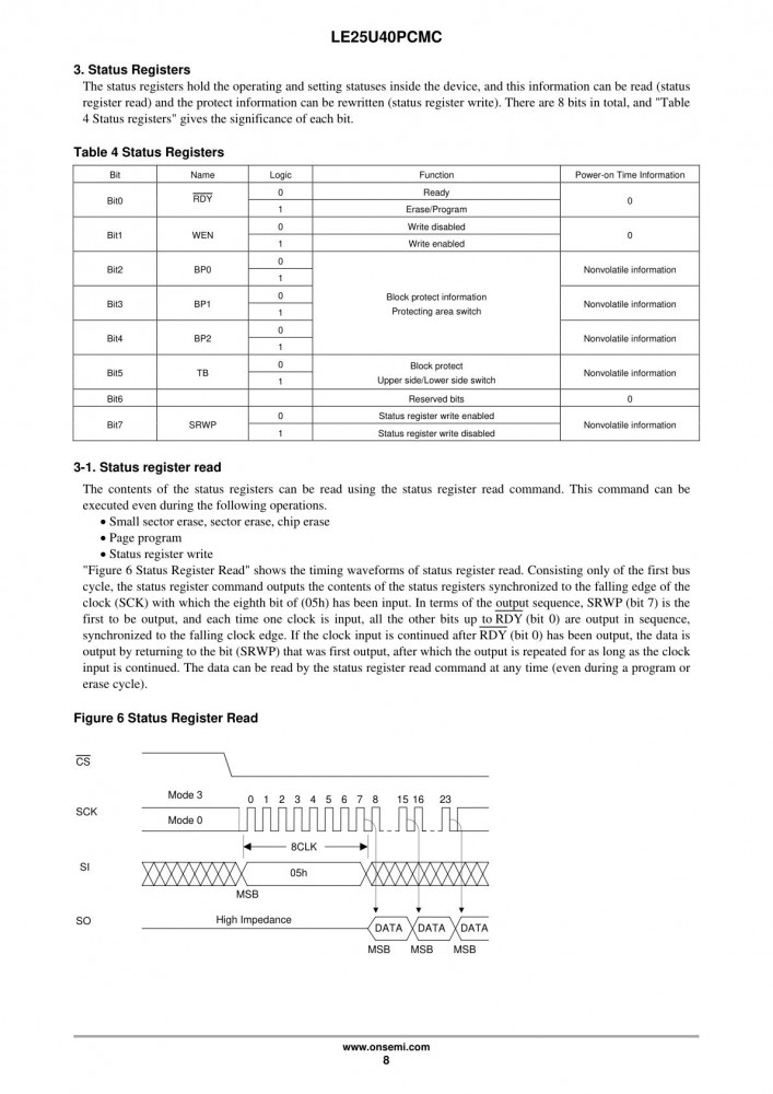 LE25U40PCMC datasheet page 9