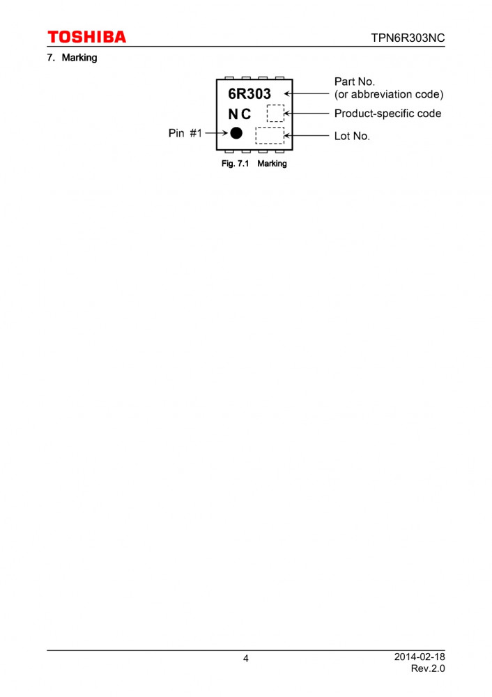 TPN6R303NC datasheet page 4