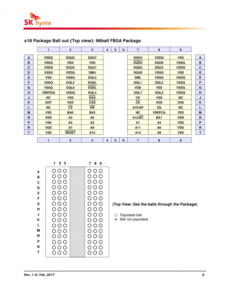 H5TC4G63EFR-RDAR datasheet page 6