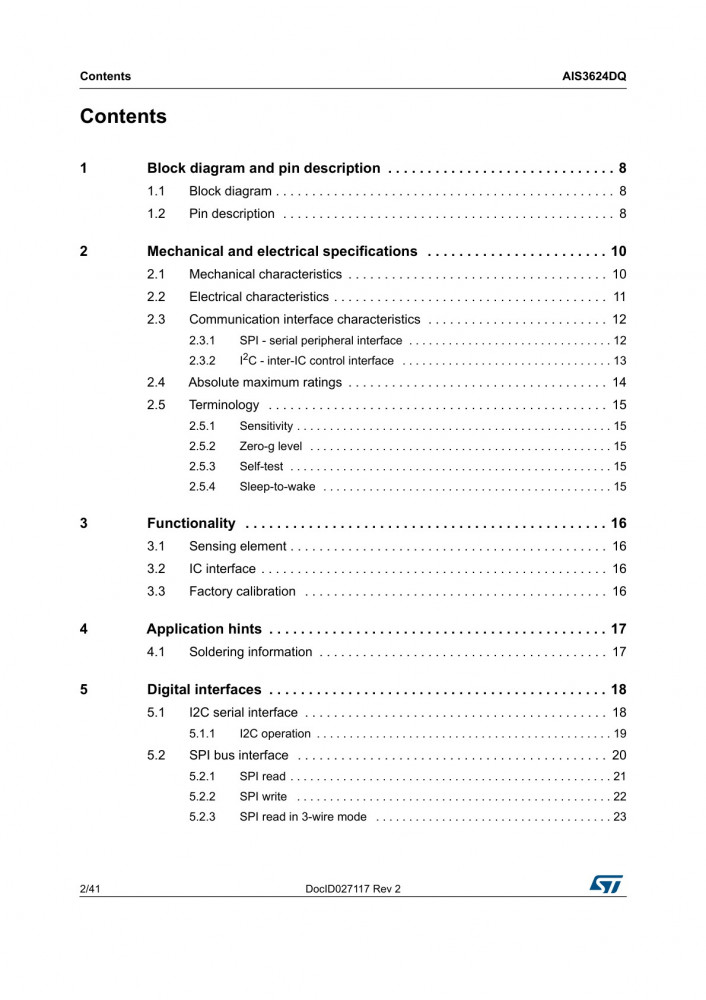 AIS3624DQTR datasheet page 2