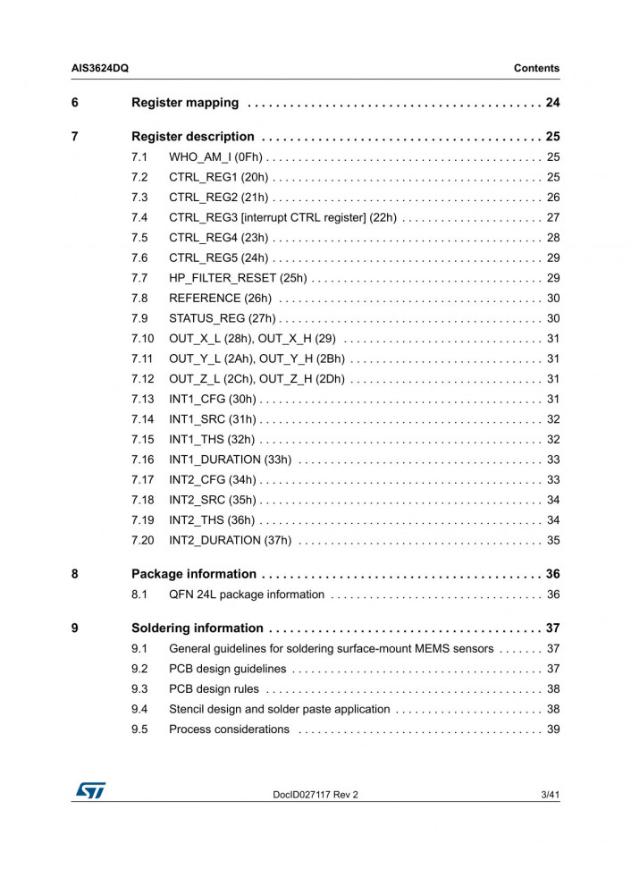 AIS3624DQTR datasheet page 3
