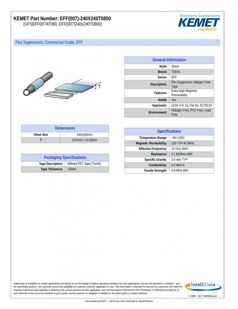 EFF series flex suppressor product documentation image