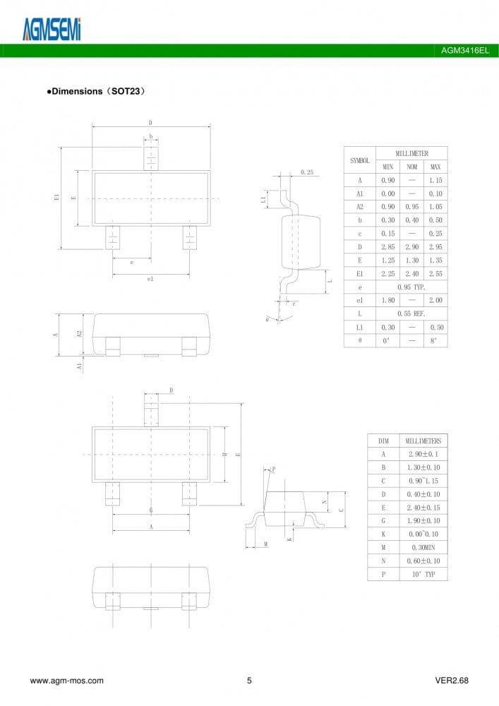 AGM3416EL datasheet page 5