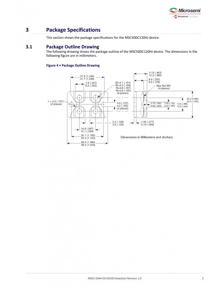 MSC50DC120HJ datasheet page 5