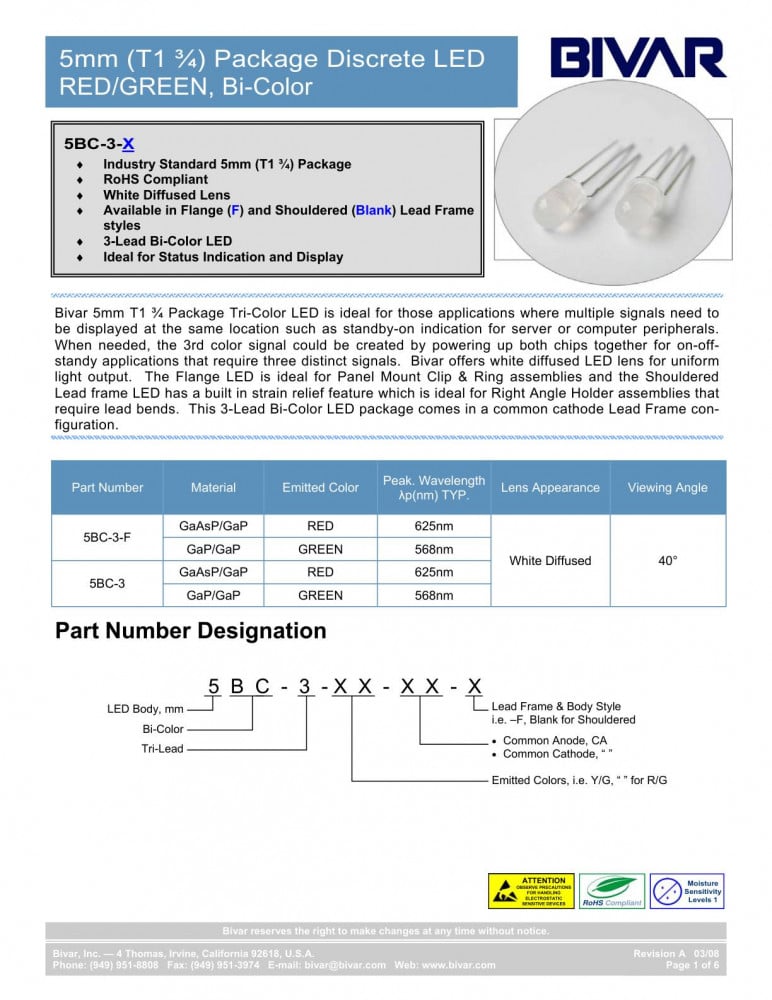 BIVAR 5BC-3-F datasheet page 1