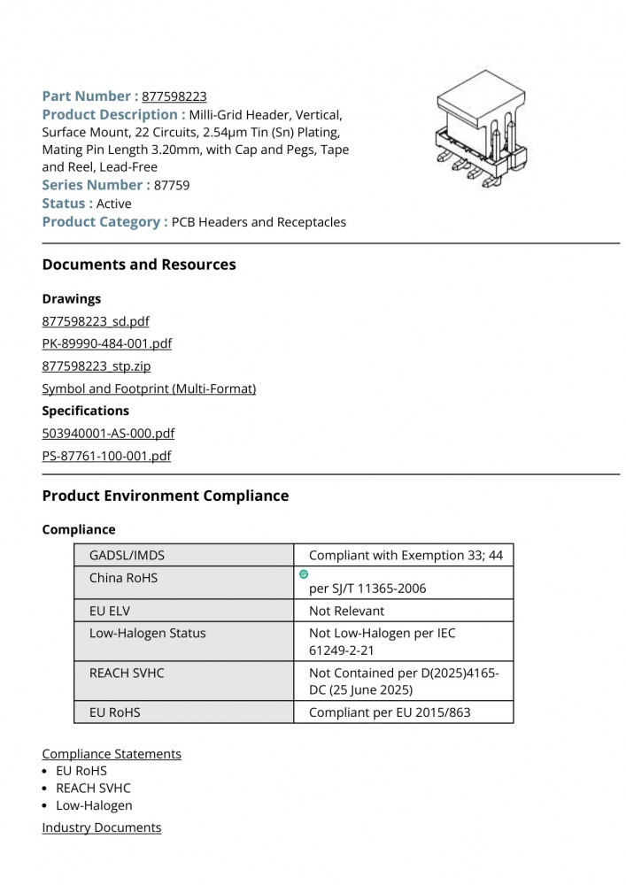 877598223 technical document image, page 1