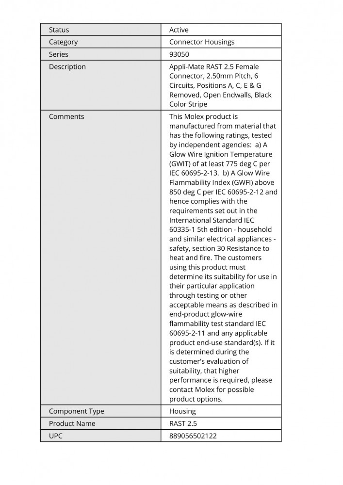 930501571 technical document page 2