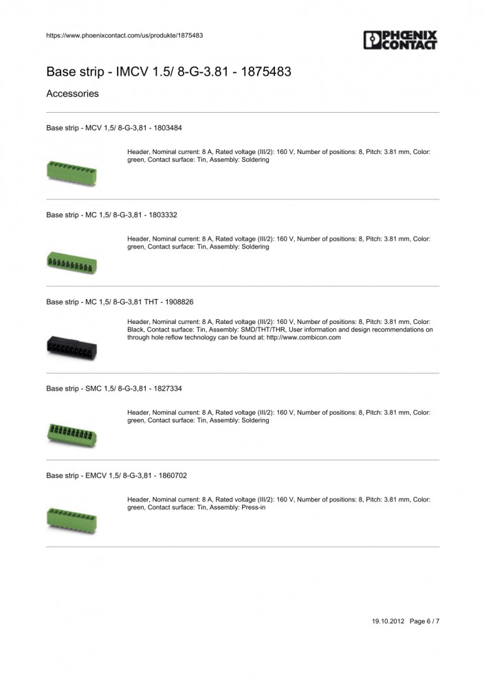 Phoenix Contact 1875483 product data page 6