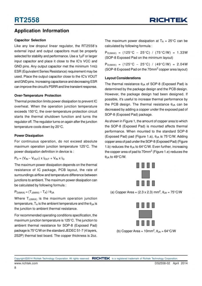 RT2558 datasheet page 8
