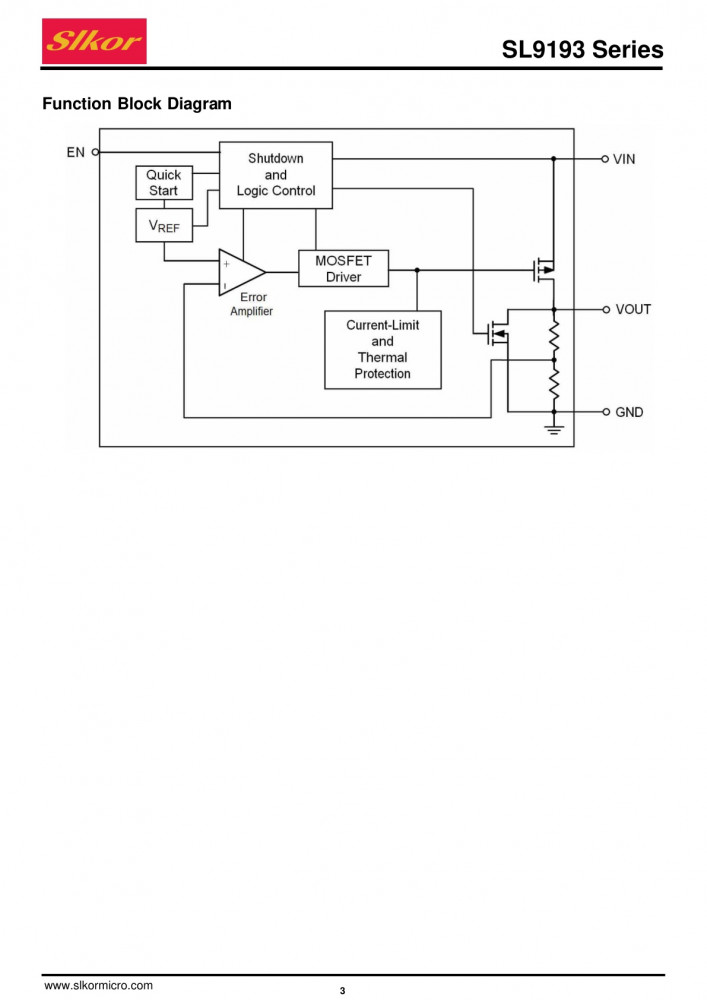 SL9193 datasheet page 3