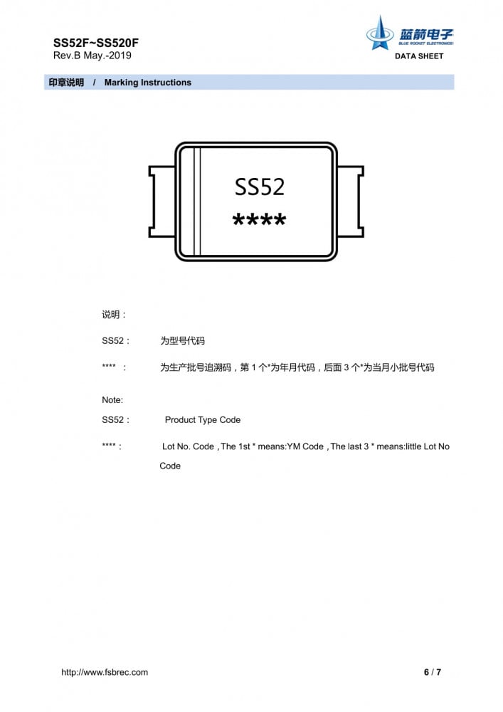 SS54F datasheet page 6