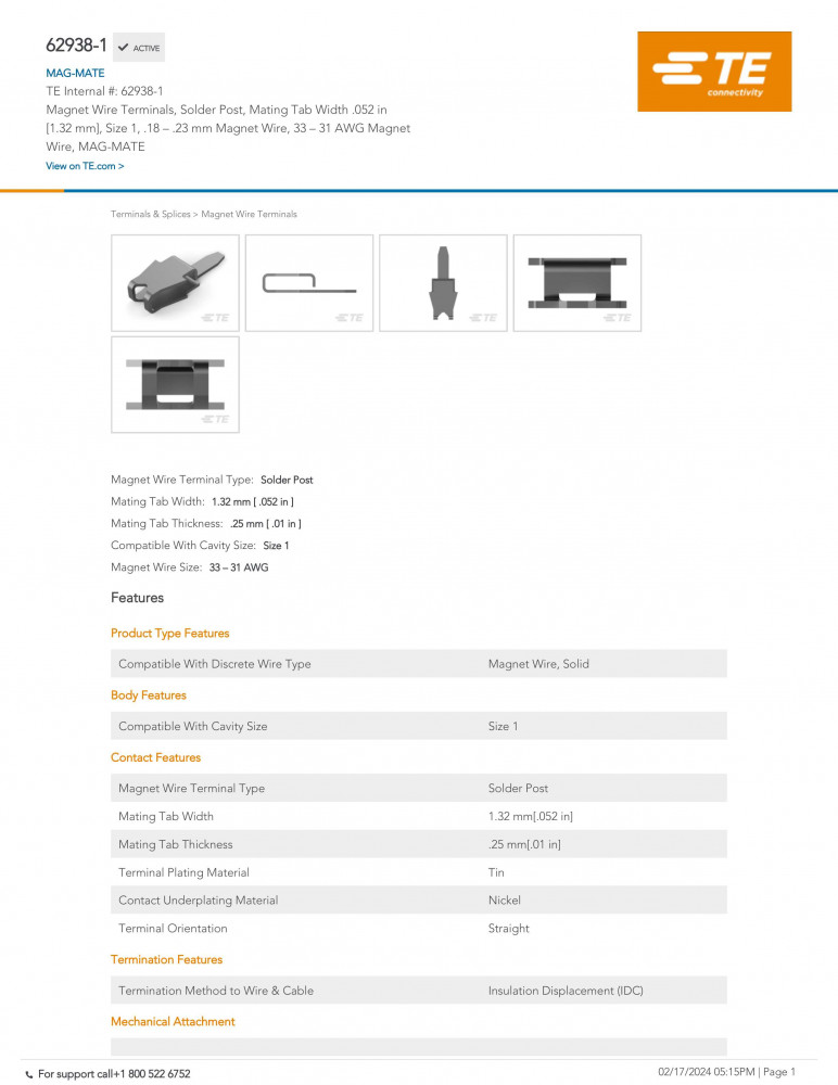 62938-1 technical document page 1