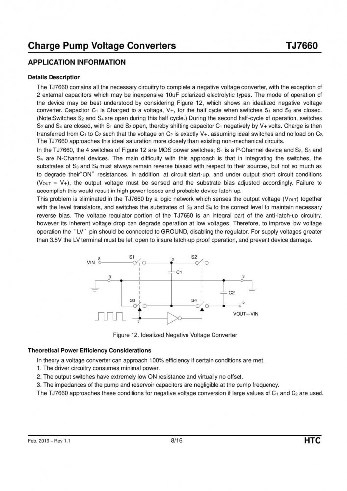 TJ7660N datasheet page 8