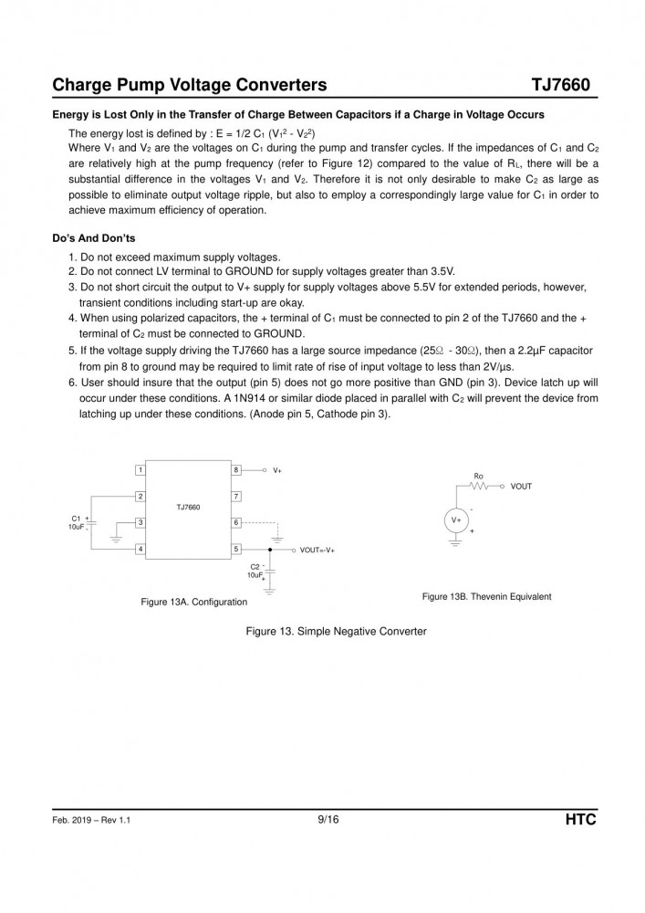 TJ7660N datasheet page 9