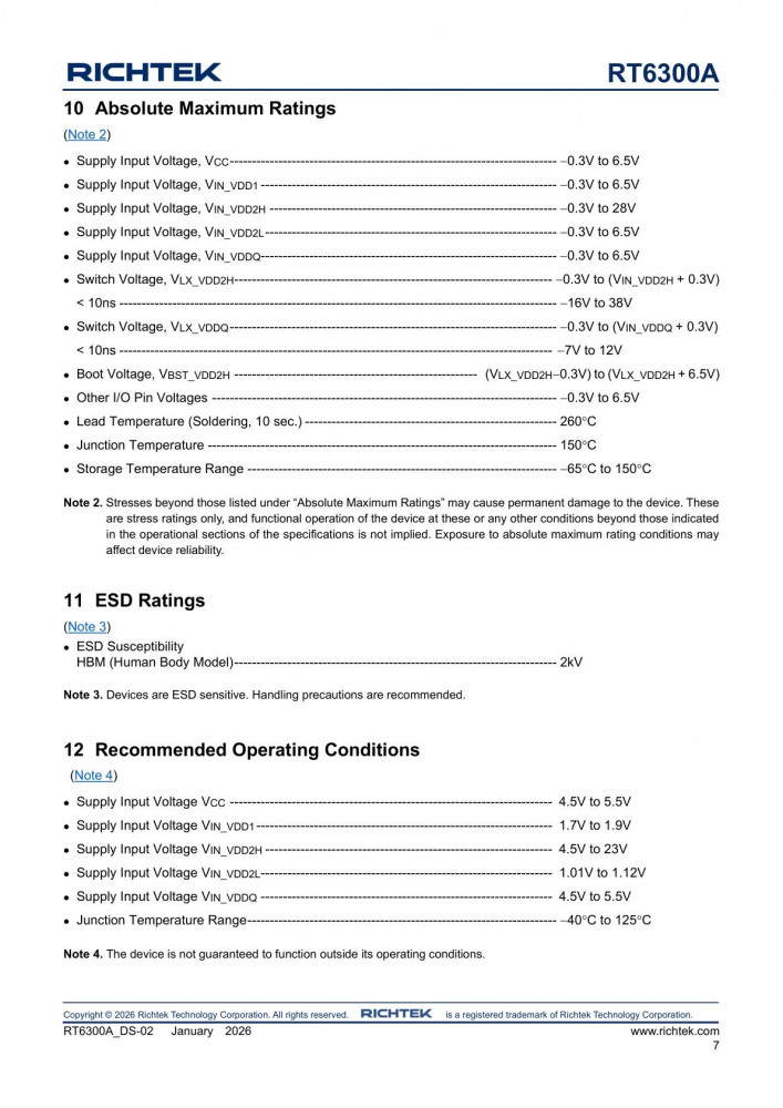 RT6300A datasheet page 7