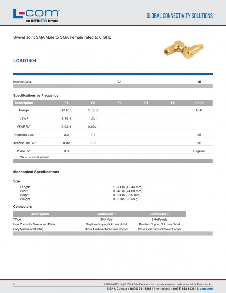 LCAD1404 datasheet page 2