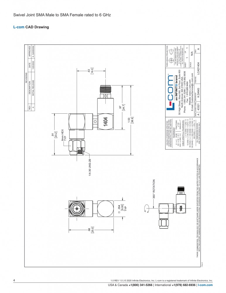 LCAD1404 datasheet page 4