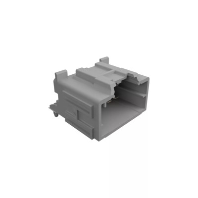 Stac64 Single Bay Right-Angle Power Header, 10 Circuits, Polarization B,  Gray, Tube for sale