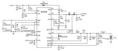 RT9535A - High Efficiency Switching Mode Battery Charger for sale