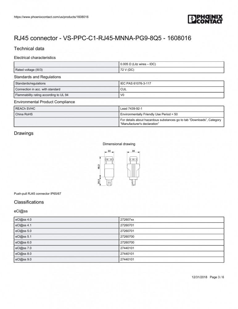 Phoenix Contact 1608016 datasheet page 3