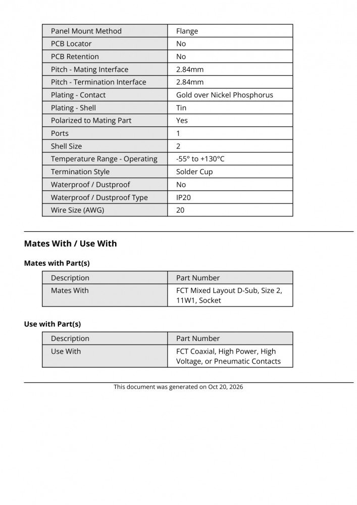 MOLEX 1727040011 technical document page 3