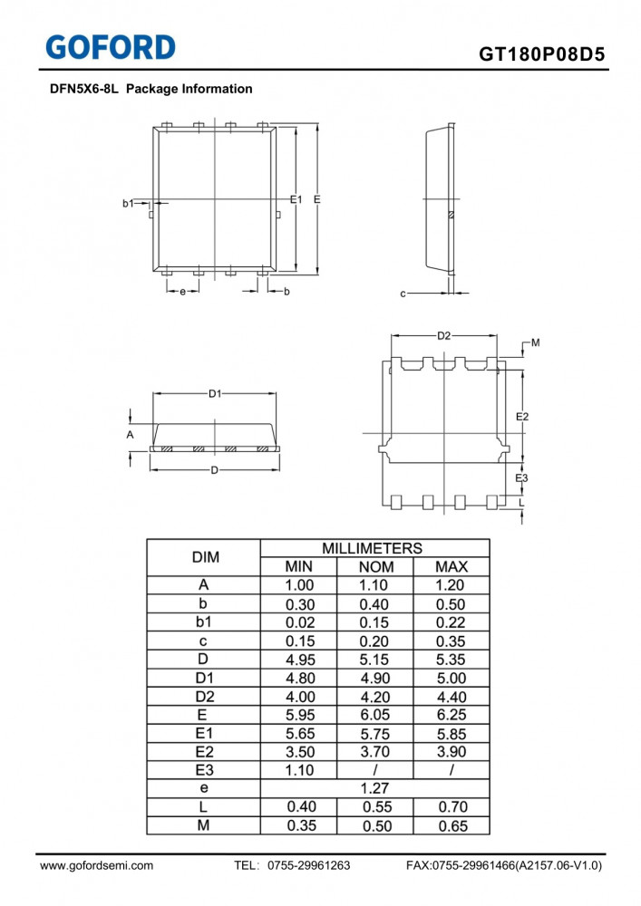 GT180P08D5 technical document page 6