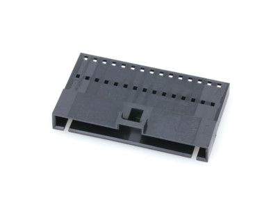 SL Wire-to-Wire Crimp Housing, Single Row, Version A, without Mounting Ears, 15 Circuits, Black for sale