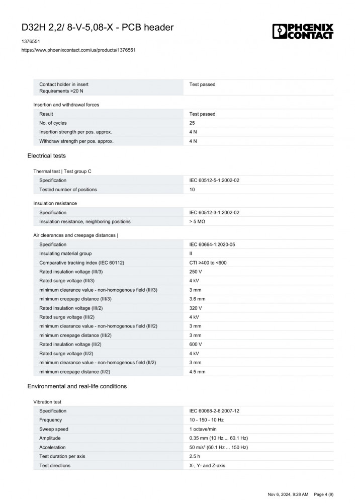 Phoenix Contact 1376551 technical document page 4