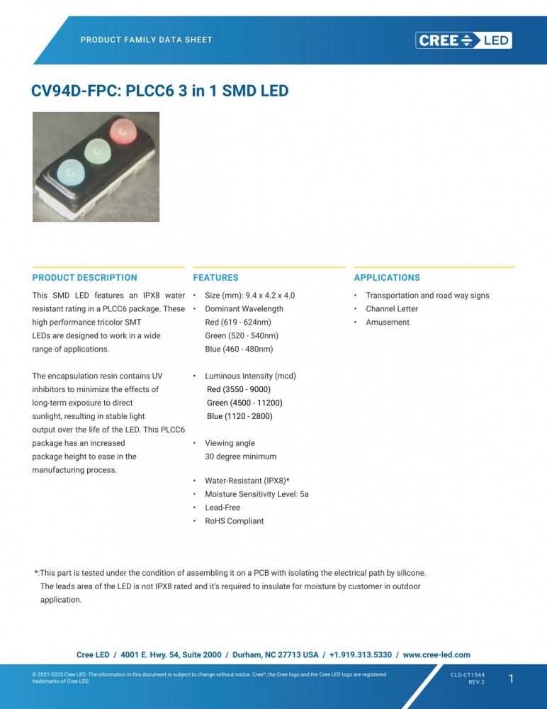 CV94D-FPC technical document page 1