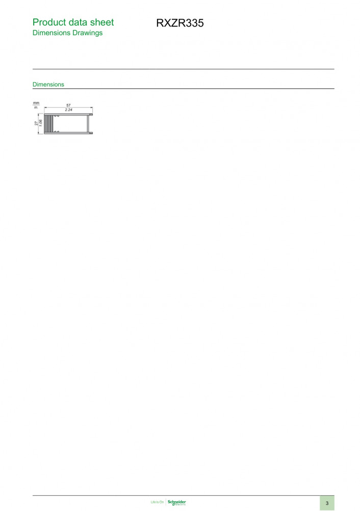 RXZR335 technical document page 3