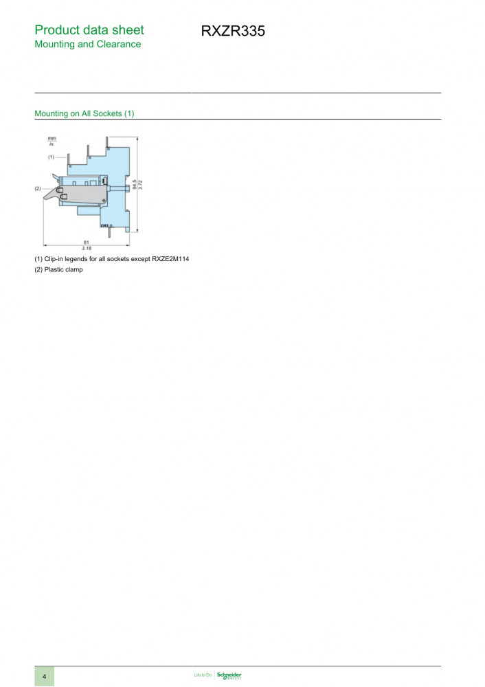 RXZR335 technical document page 4