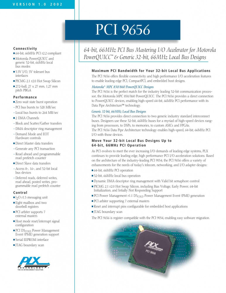 PCI9656 document page 1
