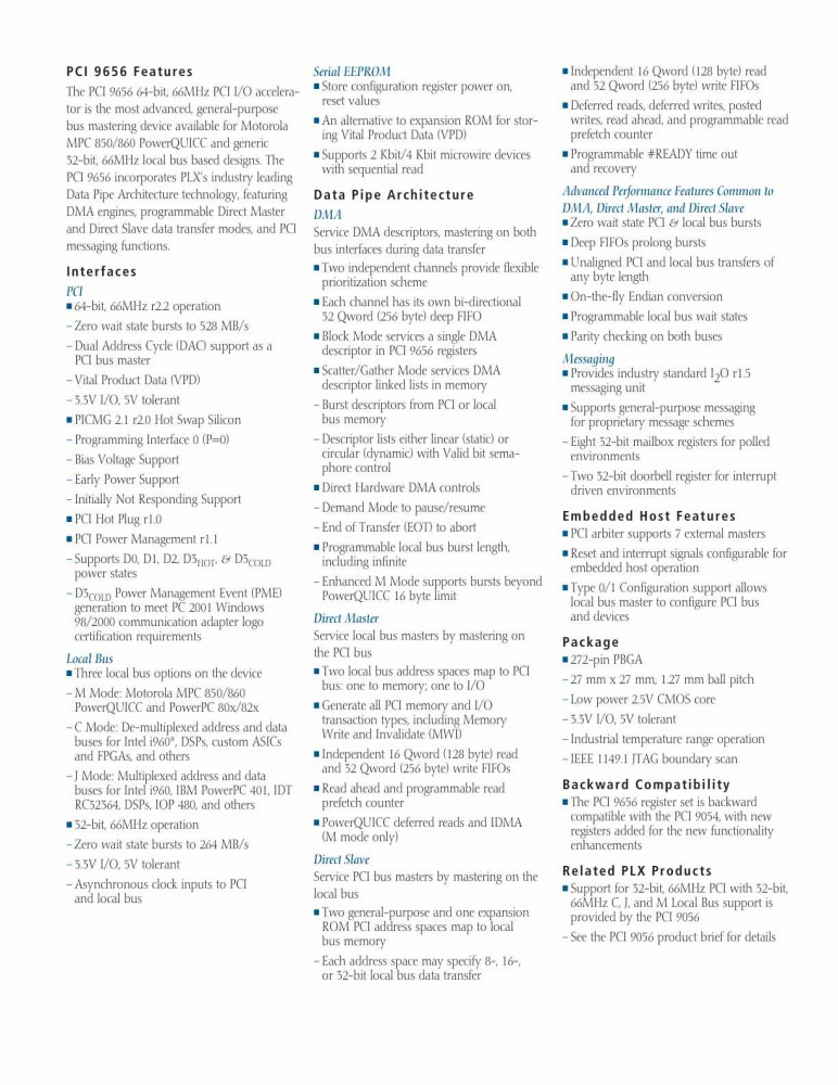 PCI9656 document page 2